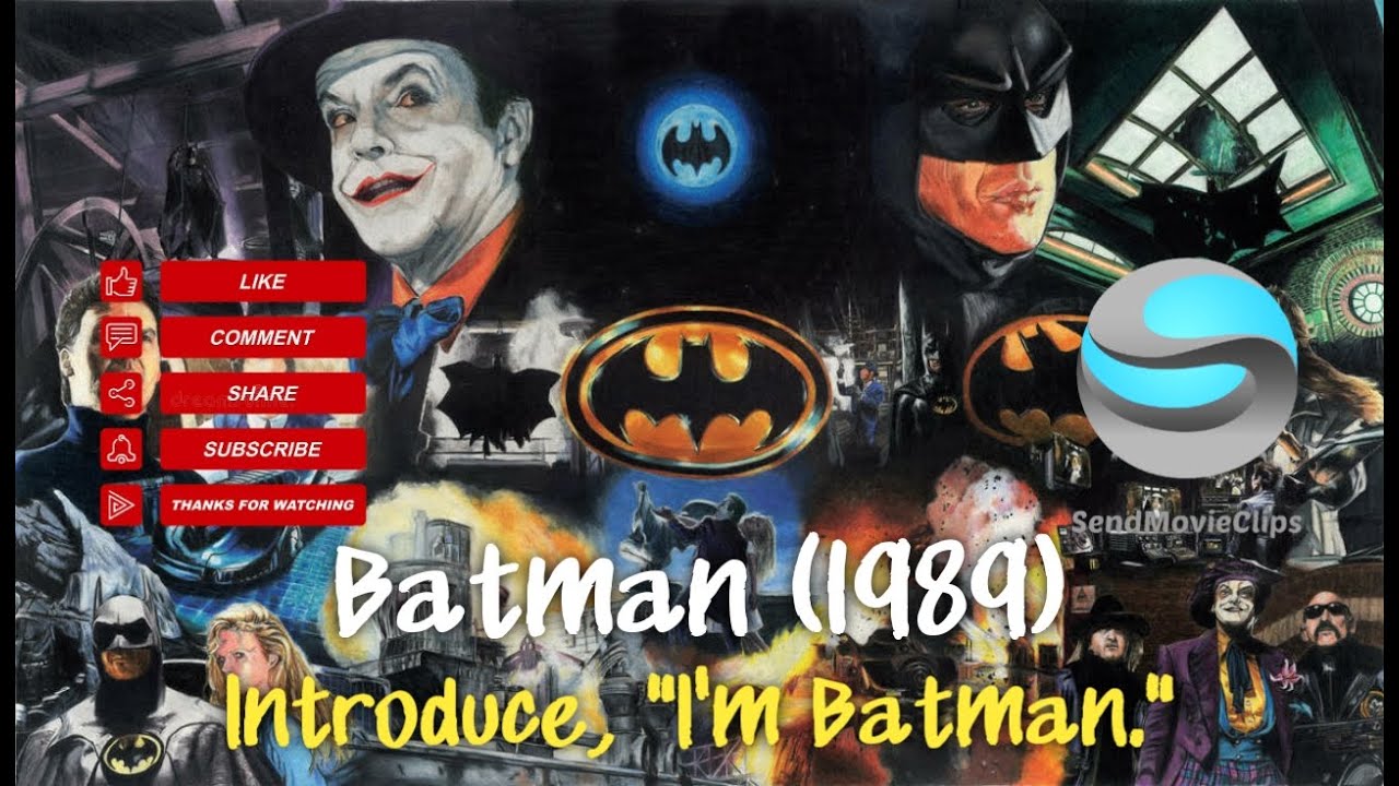 Batman (1989) | Introduce, "I'm Batman" | Cutscene - YouTube