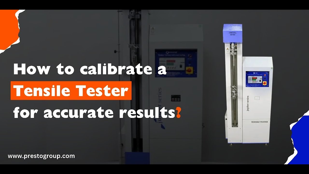How to Calibrate a Tensile Testing Machine | Step-by-Step Guide for ...