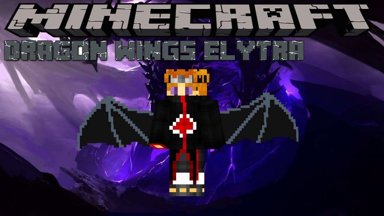 DRAGON WINGS ELYTRA MOD - MINECRAFT 1.12.2 (MOD SHOWCASE) - YouTube