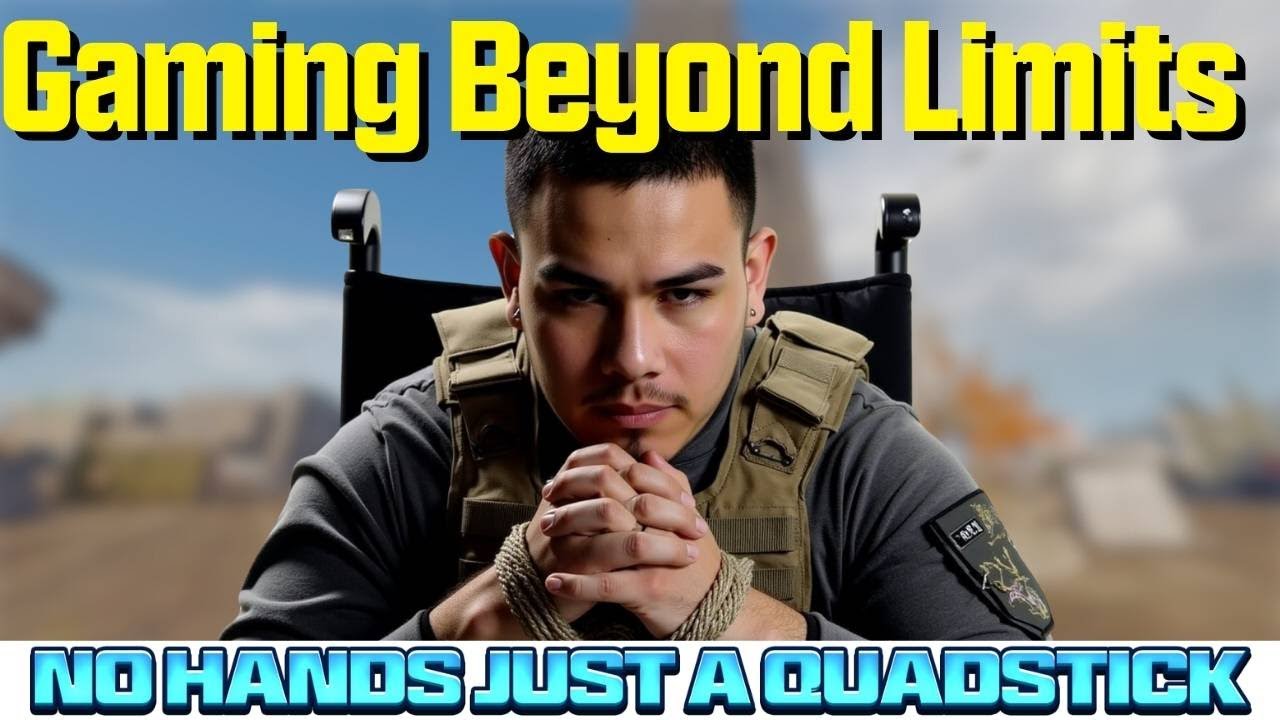 Gaming Beyond Limits: Disabled Gamer Uses Mouth to Play - YouTube