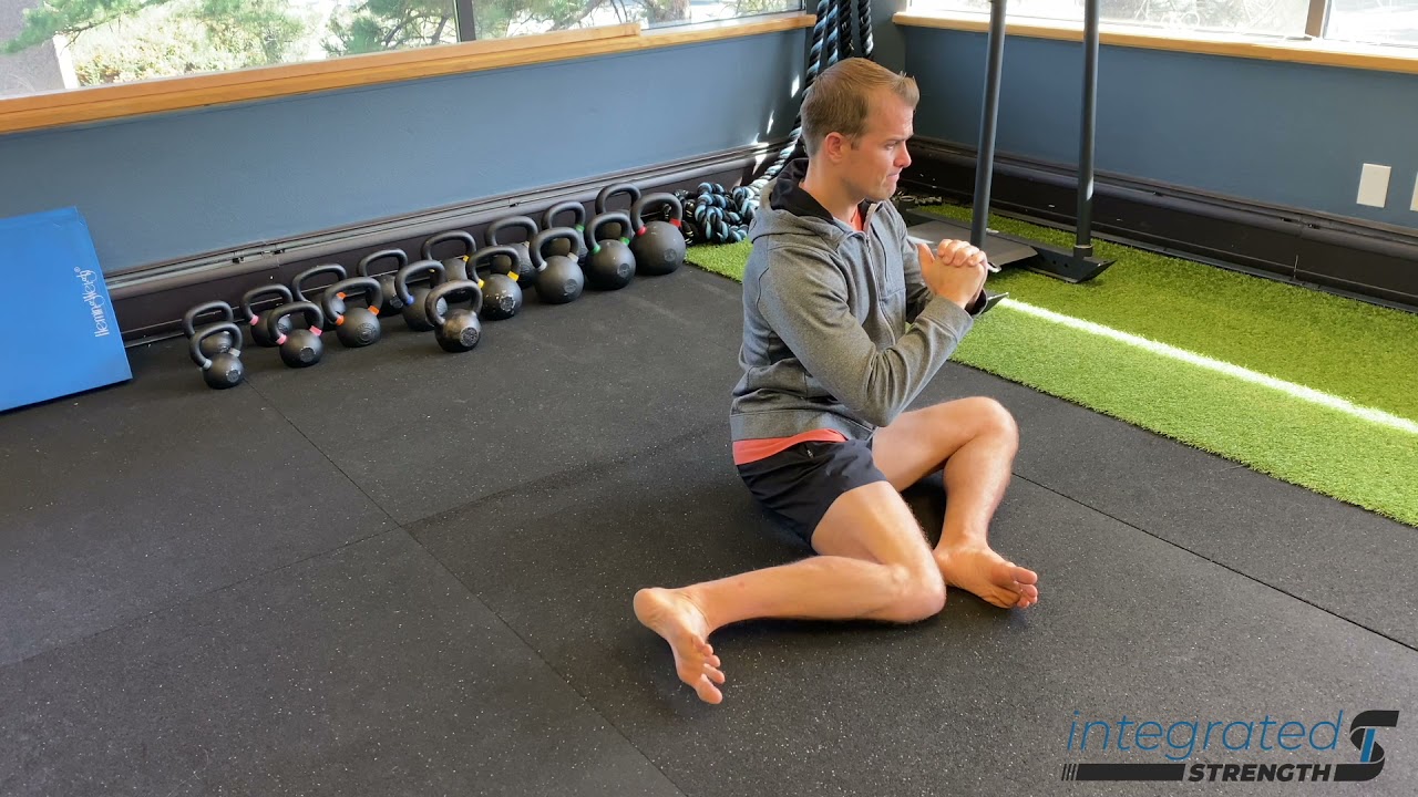 Shin Box Hip Internal Rotations - YouTube