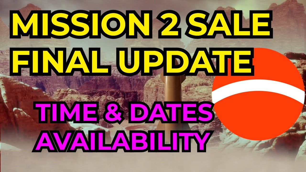 COLONIZE MARS FINAL MISSION 2 UPDATES - NFT GG - YouTube