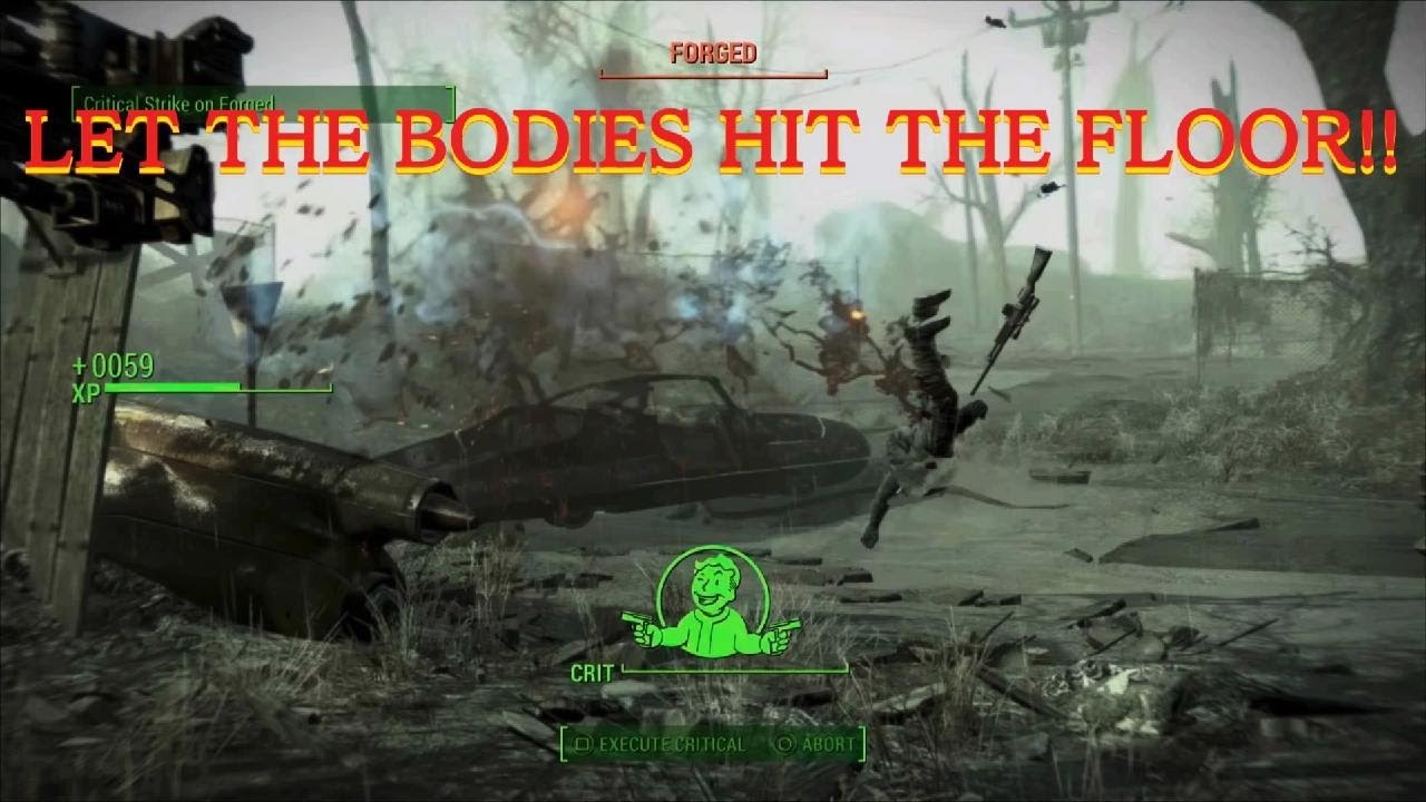 Fallout 4 PS5 Bodies Flying Faster Than A VERTIBIRD - YouTube
