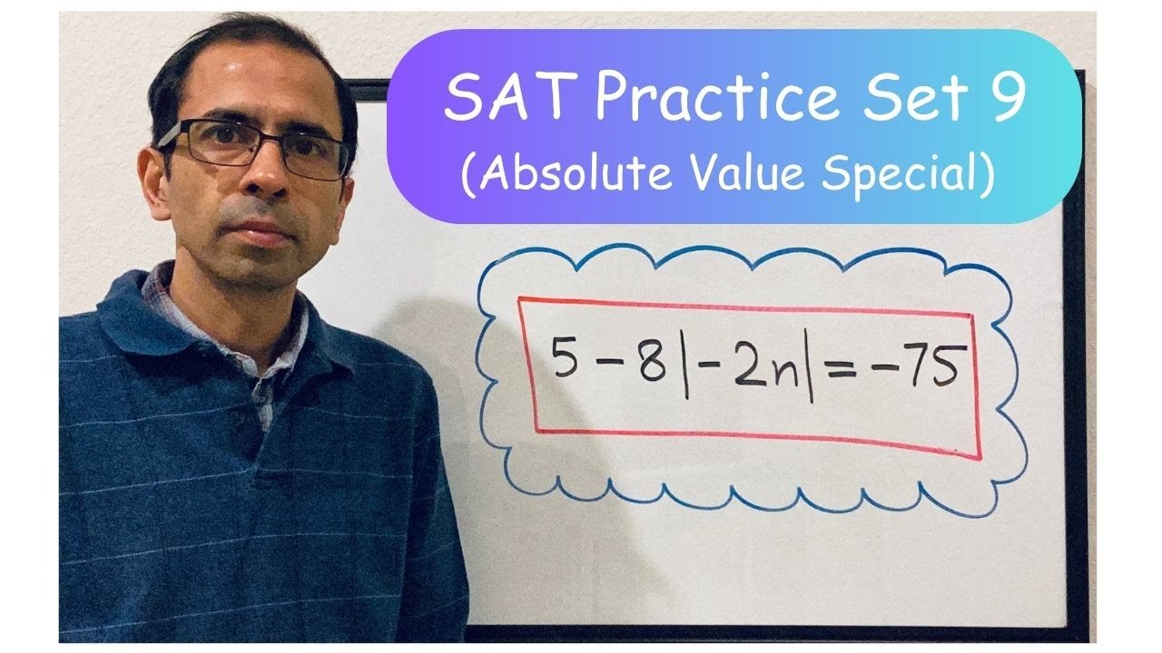 Math Satact Series Part Xvi Practice Set 9 Youtube 3809