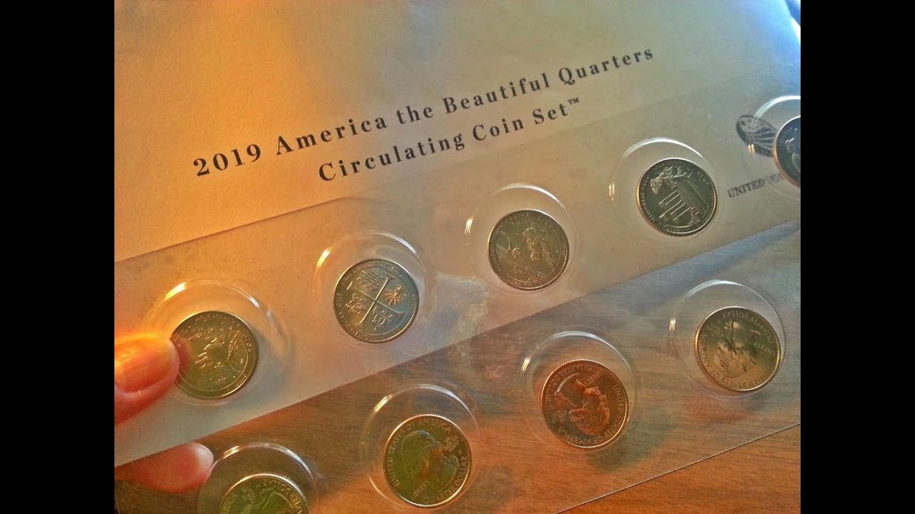 2019 America The Beautiful Quarters Set - YouTube