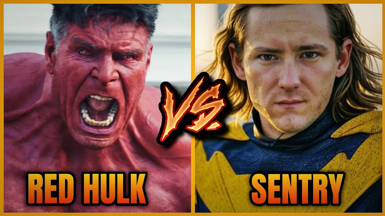 The Sentry Vs Red Hulk | Showdown In HINDI | BlueIceBear - YouTube