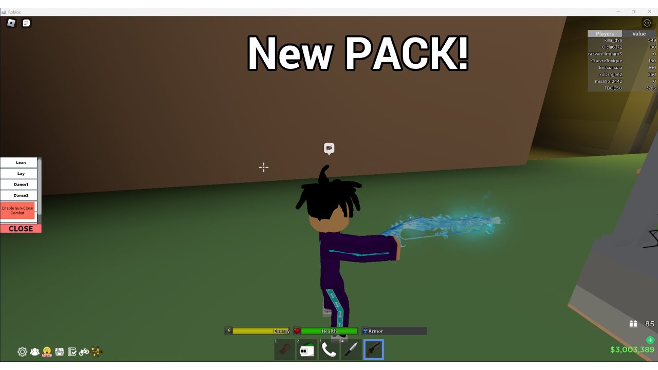 testing out the new pack in da hood - YouTube