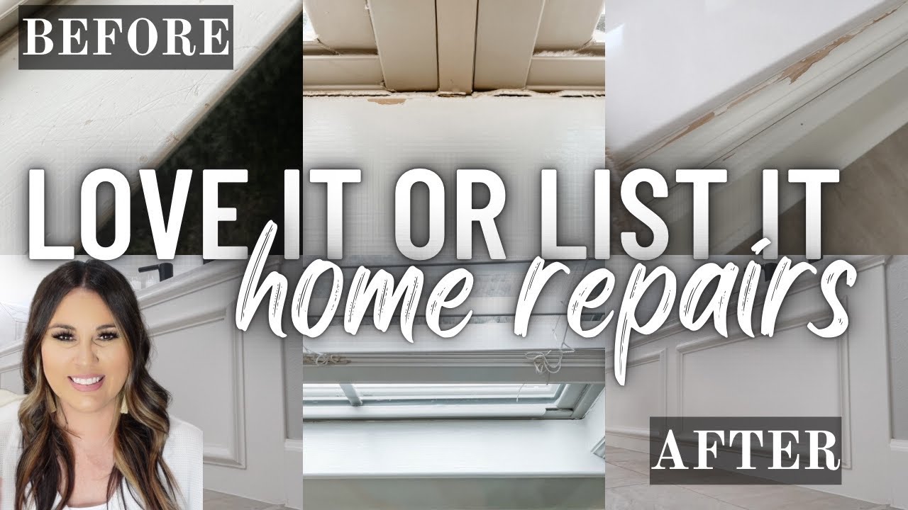 LOVE IT OR LIST IT HOME REPAIRS EDITION | EASY DIY PROJECTS TO SELL ...