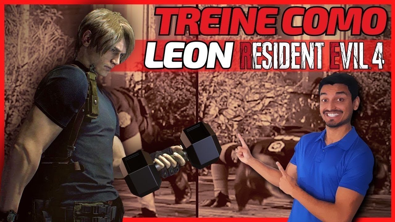 O TREINO do LEON de Resident Evil🧟‍♂️ Como VIRAR o Leon S. Kennedy na ...