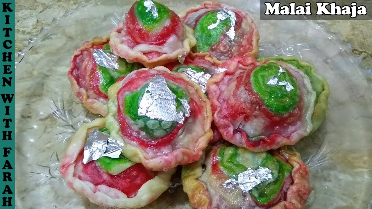 Malai Khaja Recipe | Dry Fruits Samosa Recipe By | Kitchen With Farah ...
