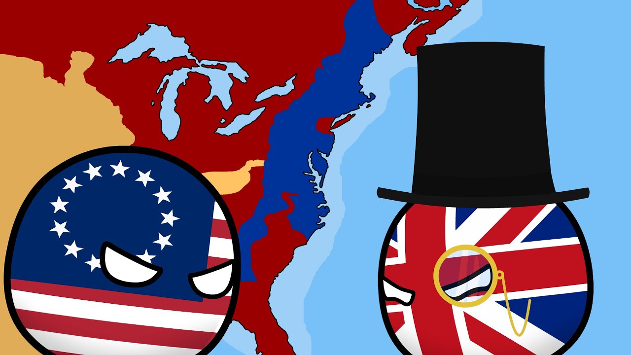 History of USA: The American Revolution (Countryballs) - YouTube