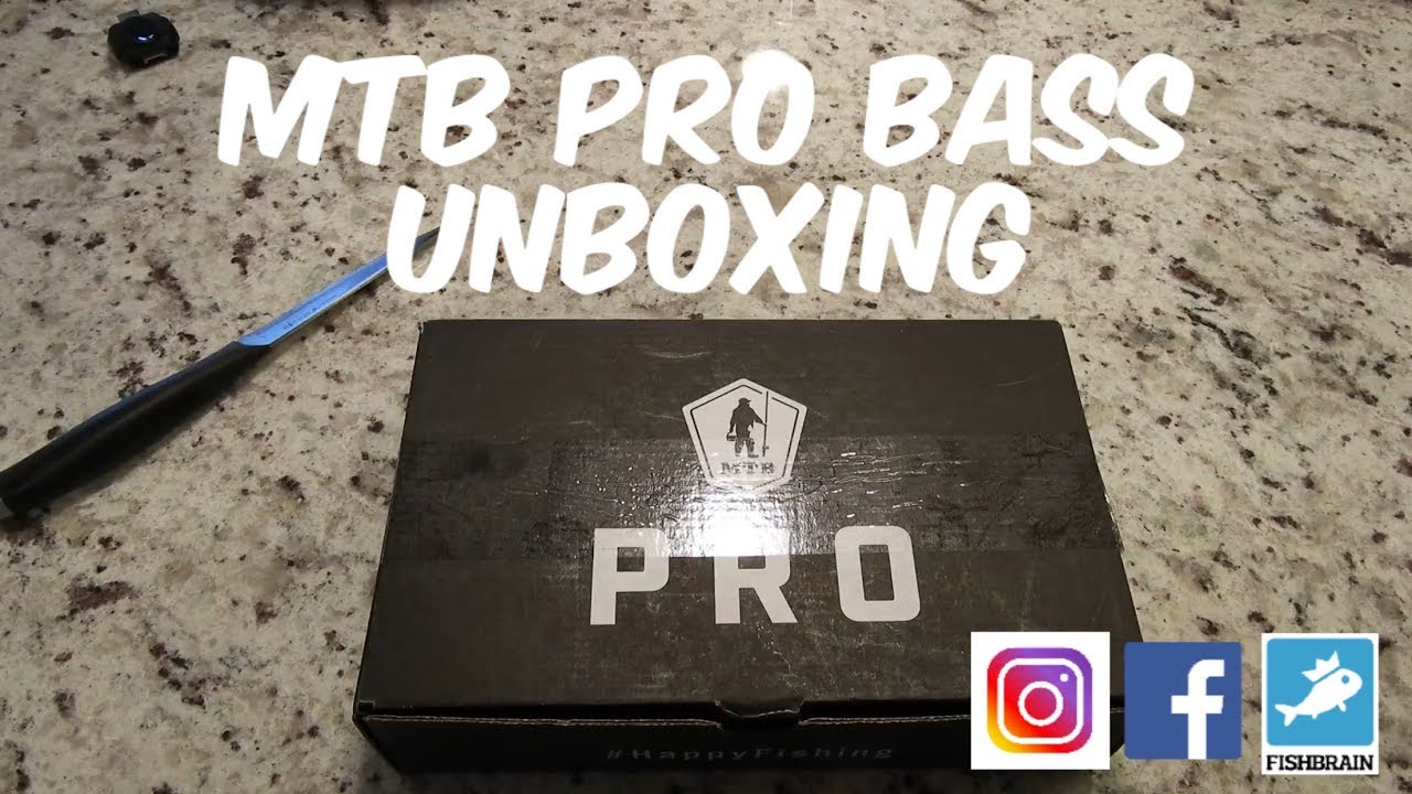 MYSTERY TACKLE BOX (MTB) PRO JANUARY 2018 UNBOXING! - YouTube