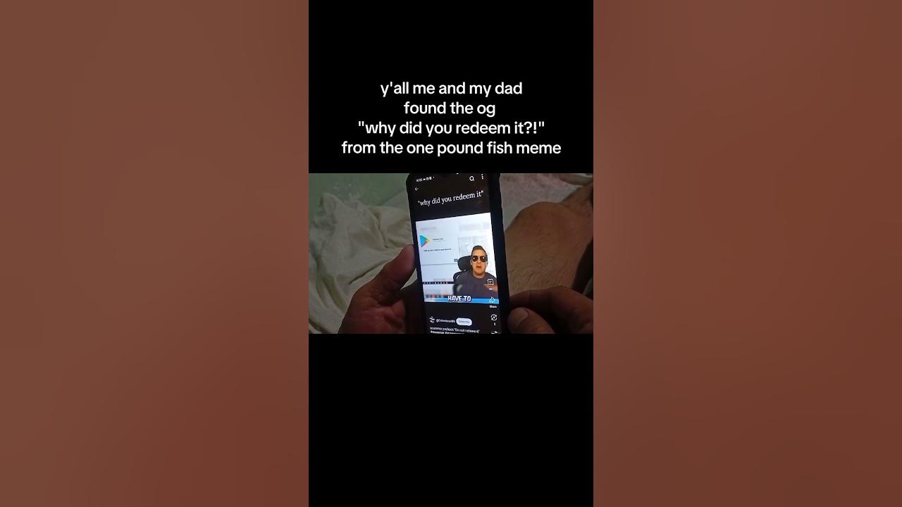 WHY DID YOU REDEEM IT??!? ┆#fypp #fyp #fypyoutube #onepoundfish #memes - YouTube