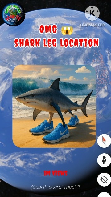 I found strange Fun Shark leg on Google maps #earthsecretmap91 #map # ...