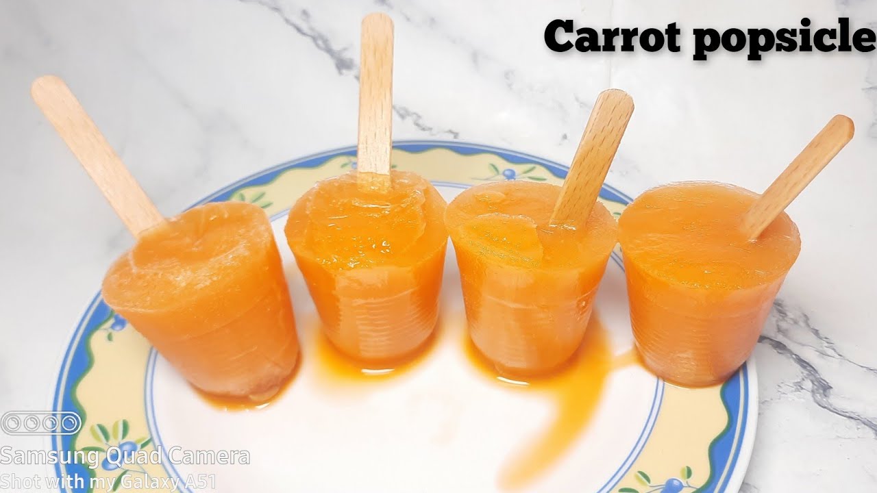 Abele walls/Healthy Carrot Popsicle/Carrot ice cream/#carrot # ...