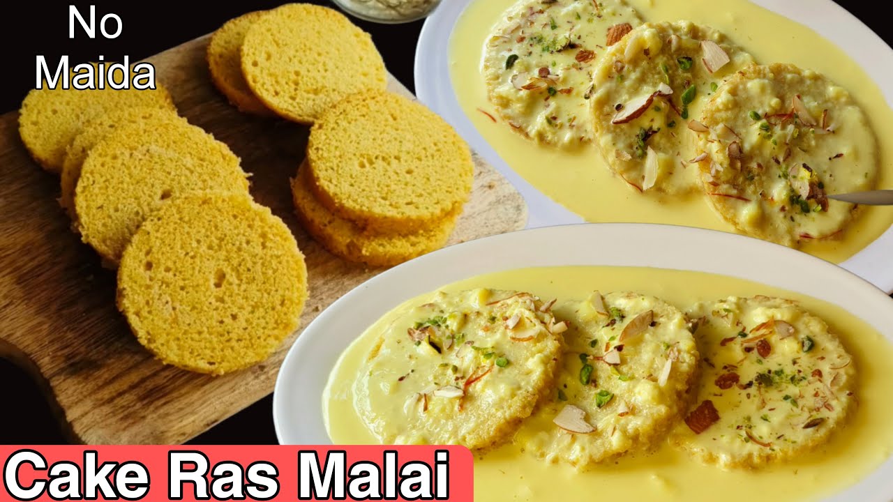 Easy Delicious Cake Ras Malai | No Maida No Mawa | Quick And Easy ...