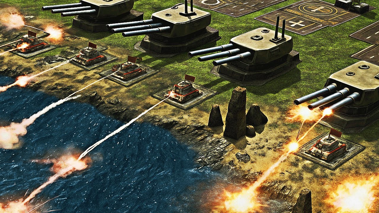 USA Supreme Commander vs 7 RIDICULOUS STEALTH - Command & Conquer ...