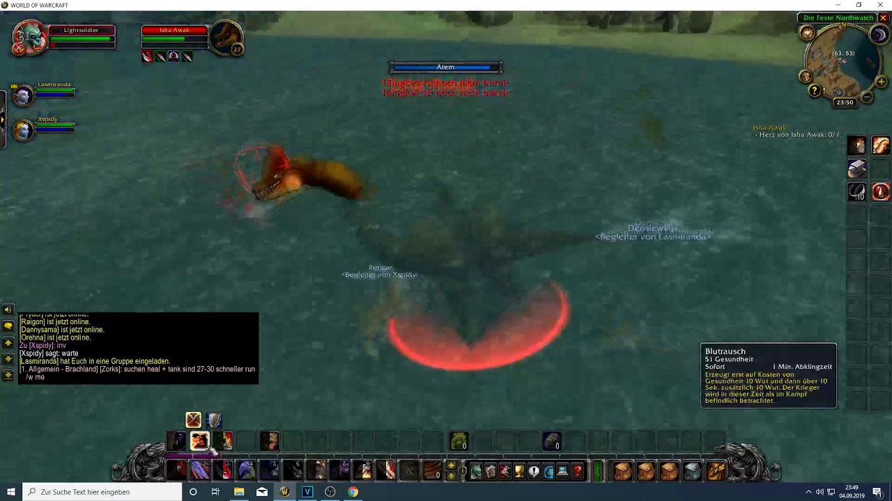 Isha Awak Your Isha Quest Gm Wolf World Of Warcraft Classic Hd Youtube