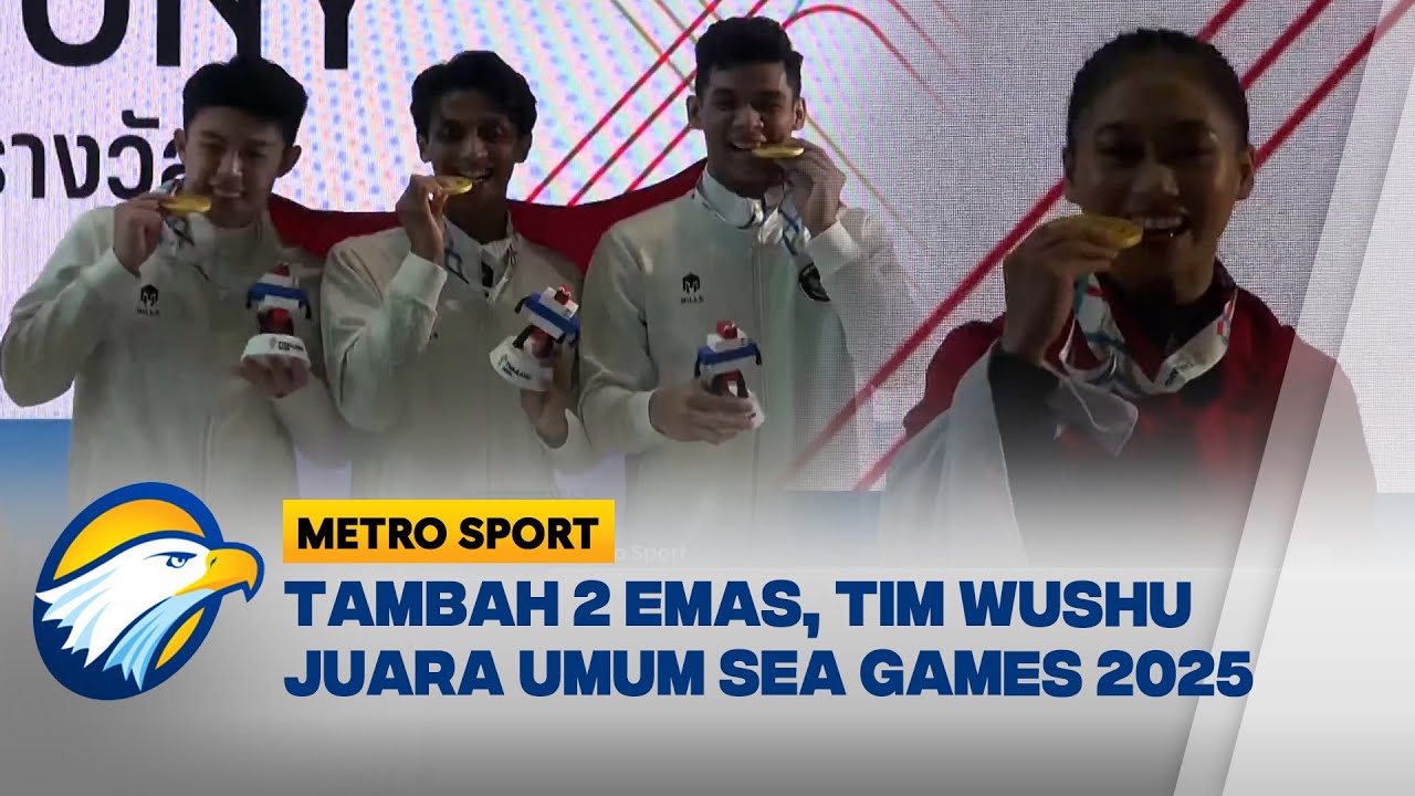 Dua Emas Tambahan Antar Wushu Indonesia Juara Umum SEA Games | Metro ...