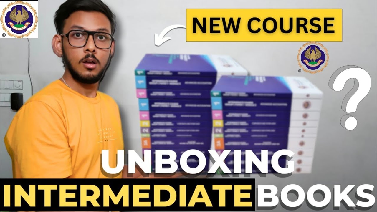 CA INTERMEDIATE BOOK UNBOXING || RAHUL SHARMA || SEP 25 - YouTube