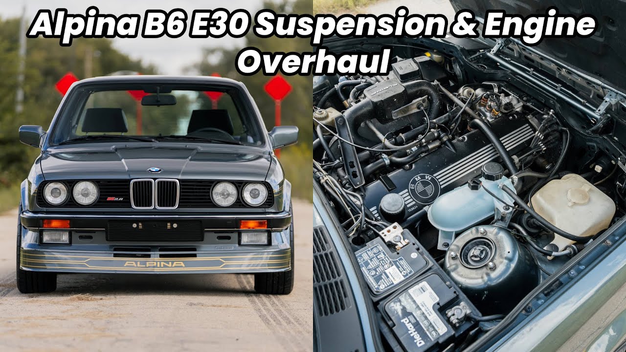 Mechanically Restoring a BMW Alpina B6 2.8 E30 Pt. 2 | Full Suspension ...