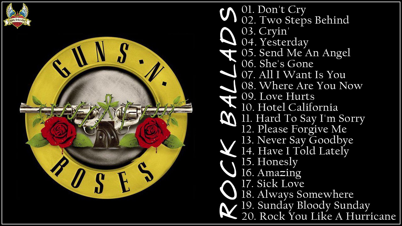 Top 20 Rock Ballads Of The 80s and 90s - Best Rock Ballads Of All Time ...