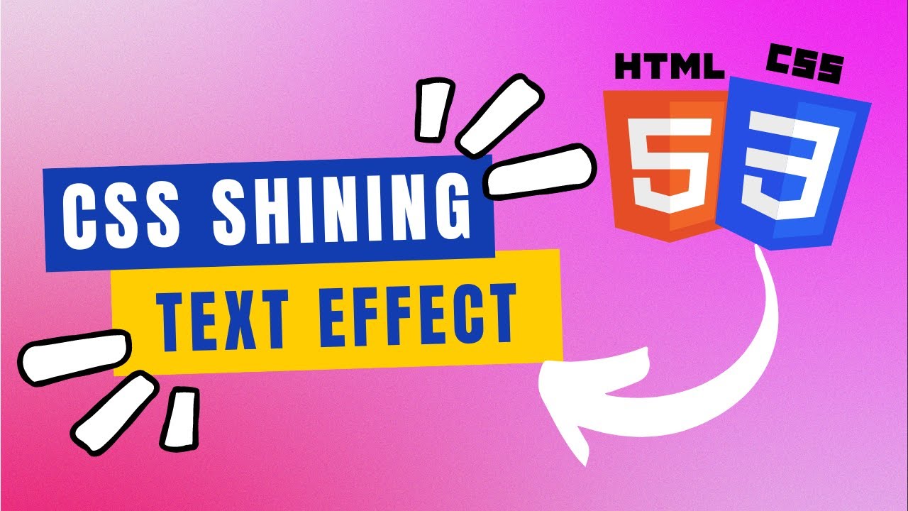 How To Make Shining Text Effect Using Html And Css ~ Css Tricks Tutorial 0616