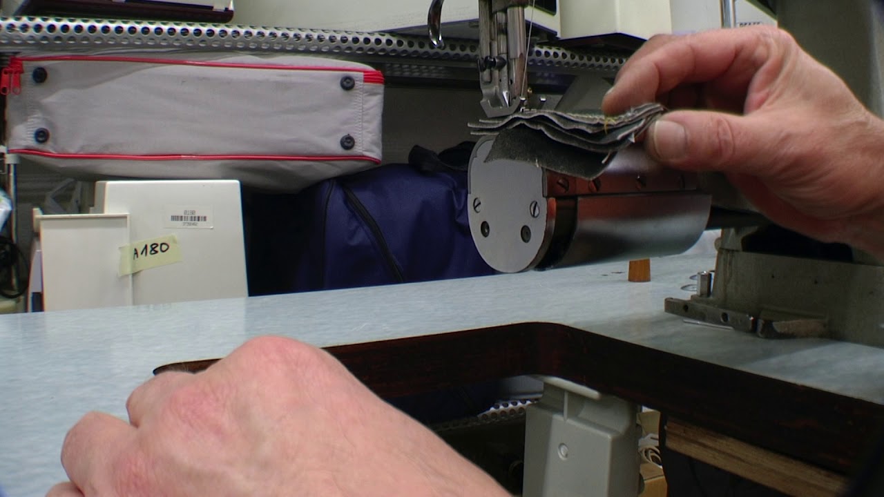 Pfaff 345-H3- Dicke Leder Nähtest-Pfaff 345-H3- thick leather sewing ...