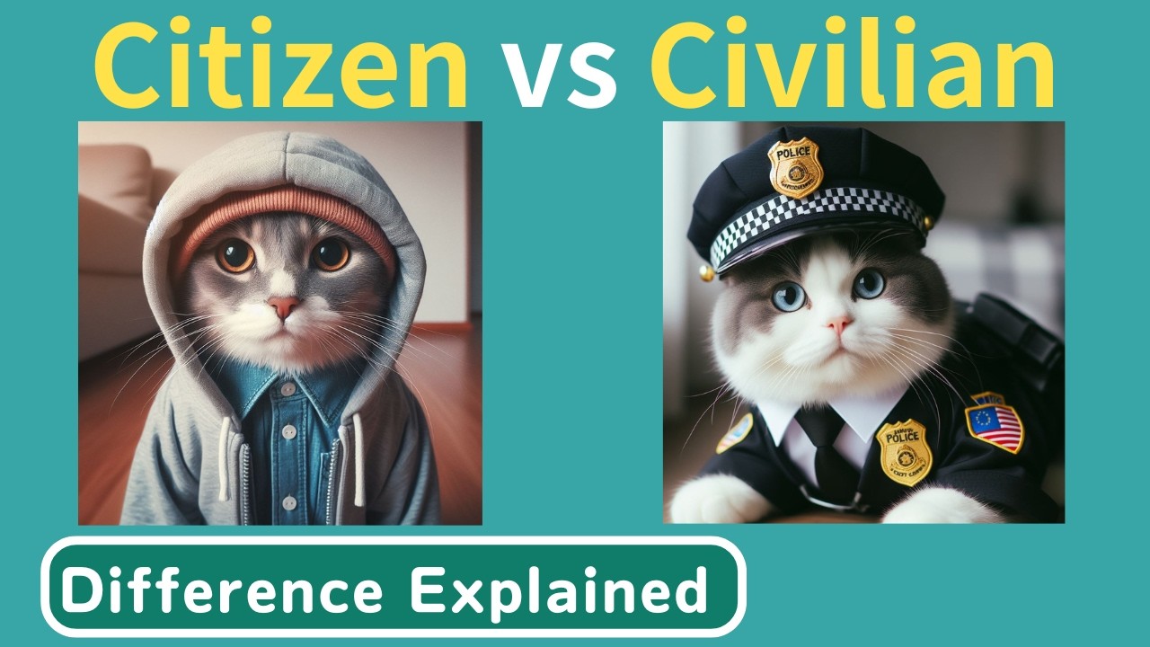 Citizen vs Civilian: What's the Difference? - YouTube