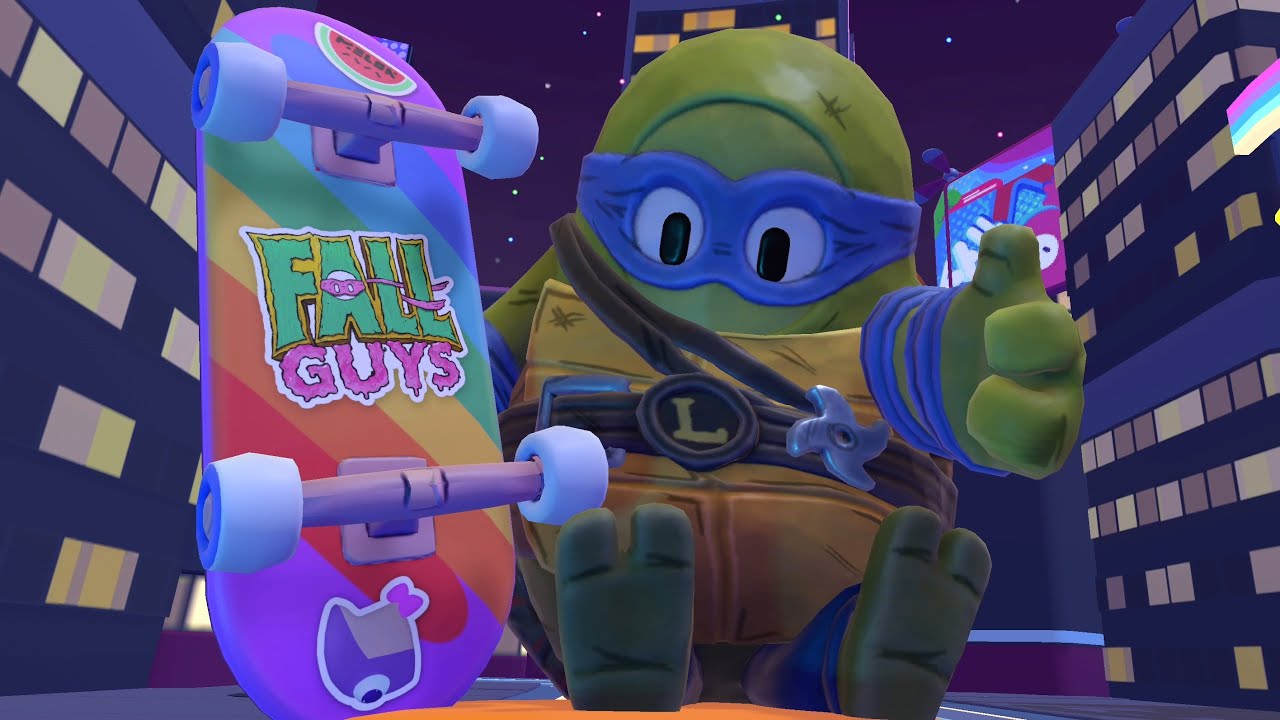 Leonardo - Tubular Transport celebration - Fall Guys / Teenage Mutant ...