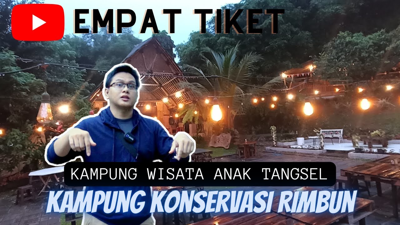 Kampung wisata anak Tangsel! Kampung Konservasi Rimbun - YouTube