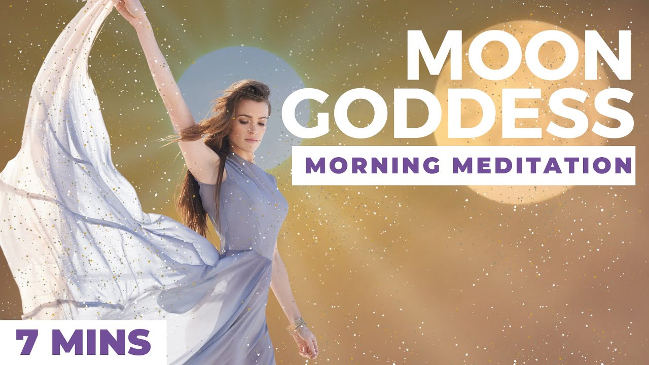 Divine Feminine Moon Goddess Meditation | Morning Activation - YouTube