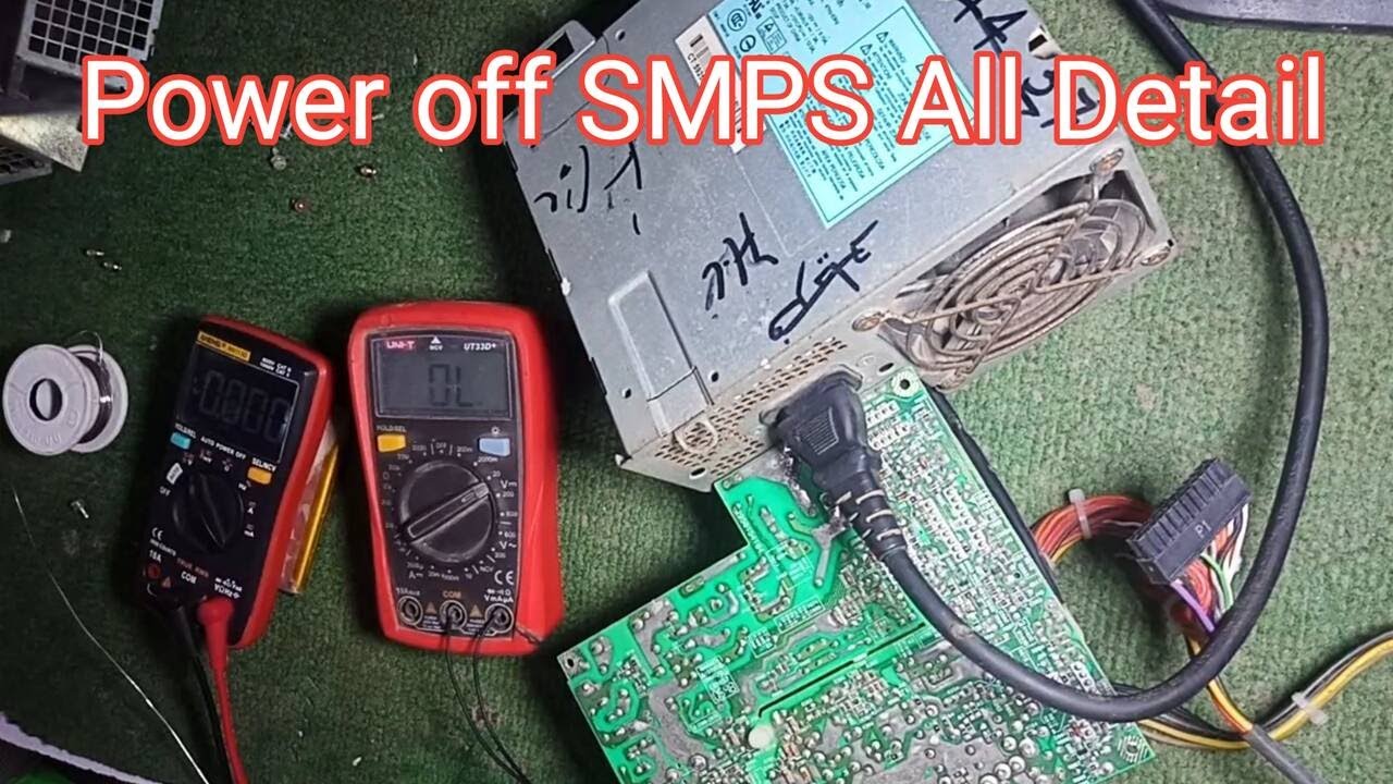 SMPS complete detail Of Repairing, Power off, Convert into Dc 12v ...