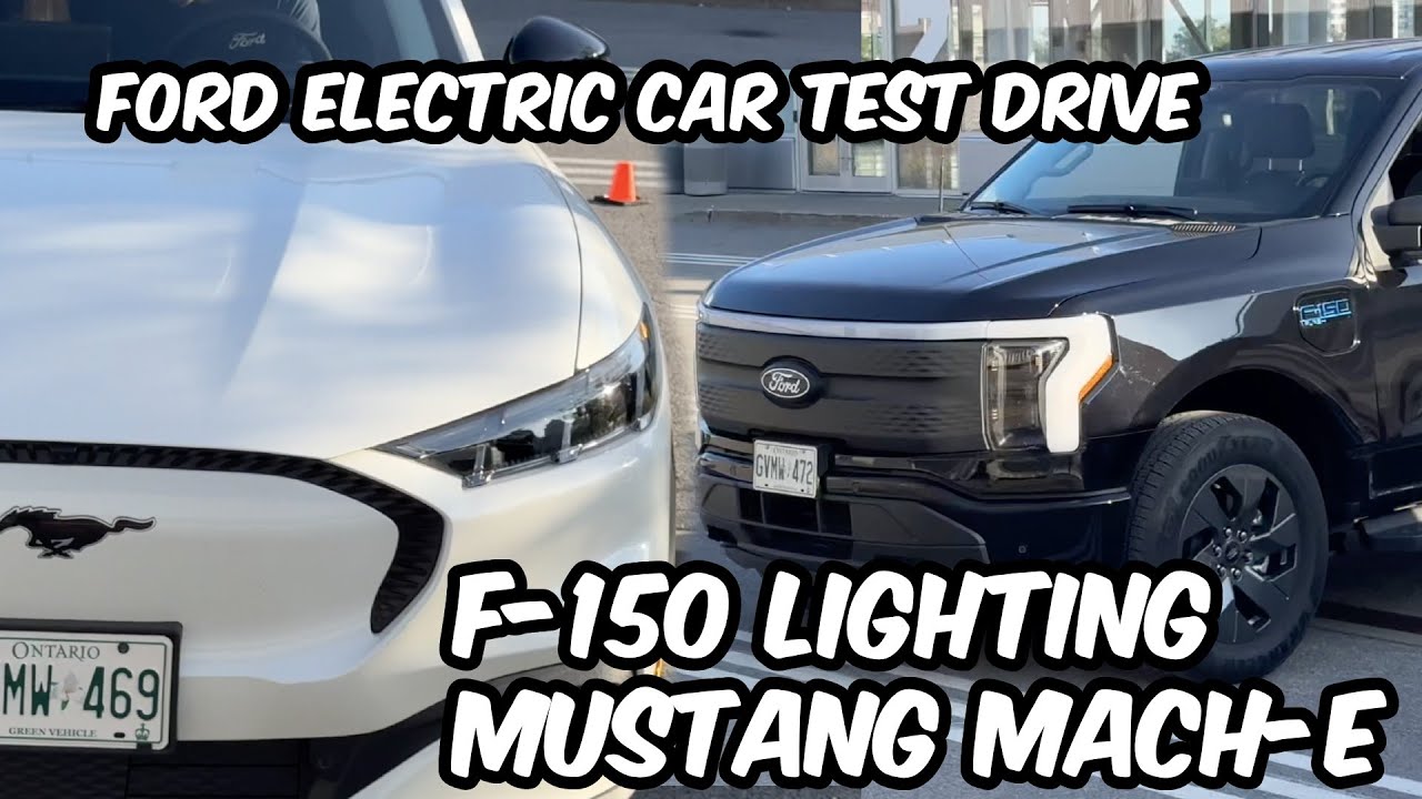 ¡Ford F-150 Lightning vs Mustang Mach-E: Prueba de manejo electrizante ...