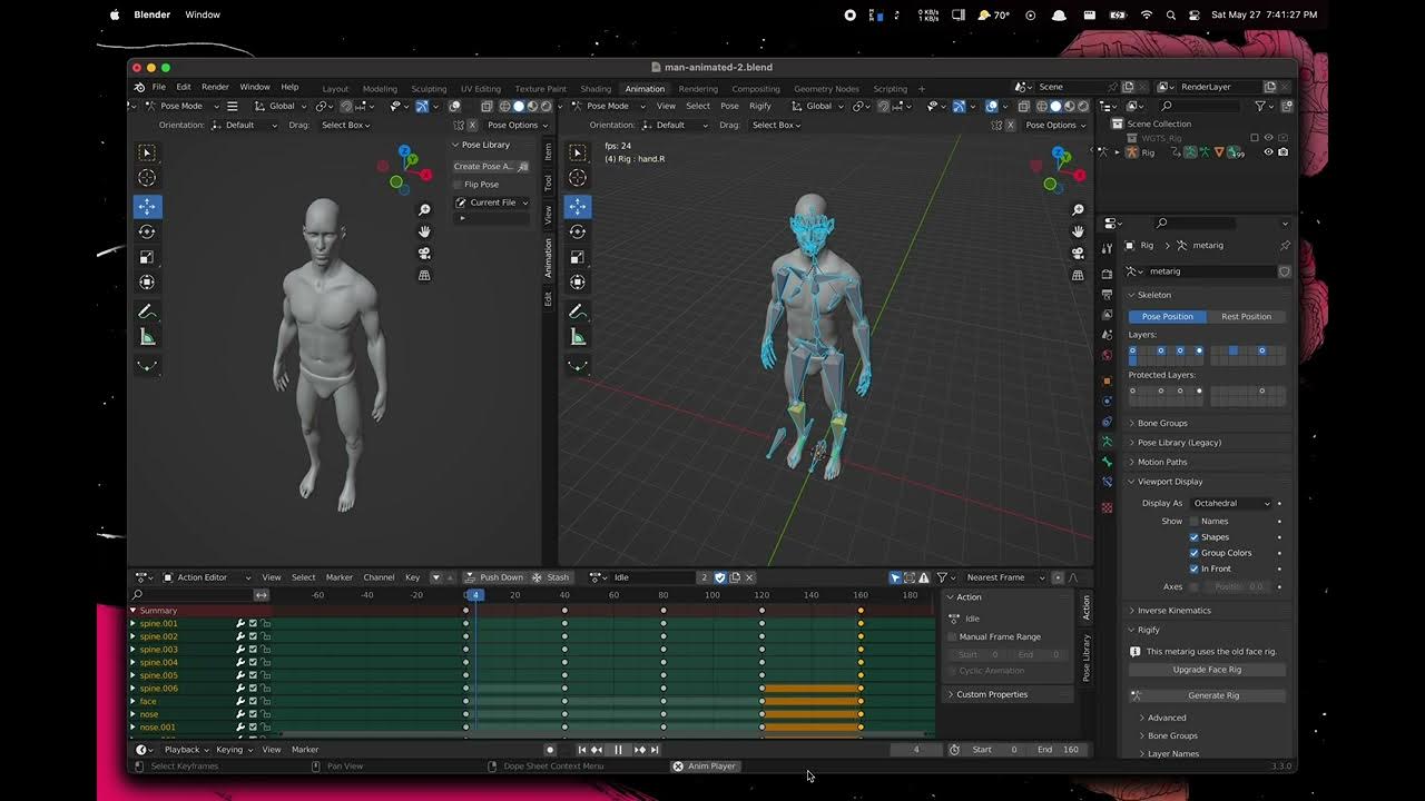 Animated Man – Idle - YouTube