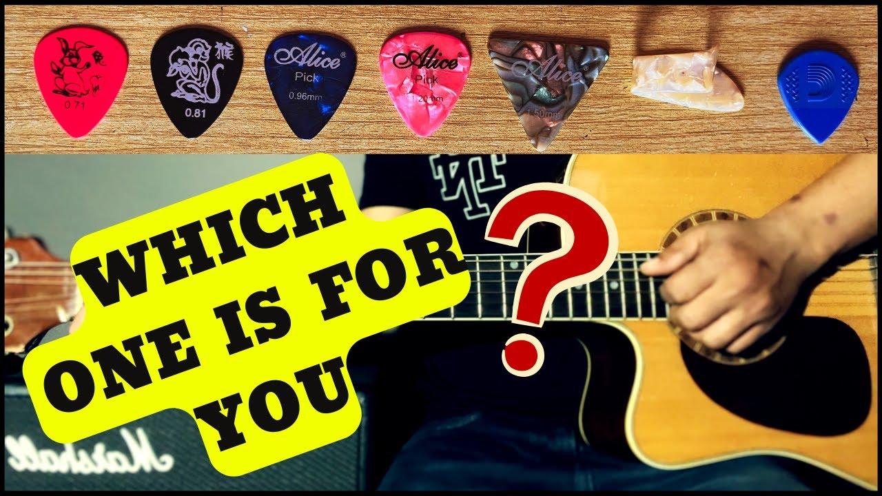Learn To Use Guitar Picks / Plectrum - Guitar Lesson(Tutorial) For ...