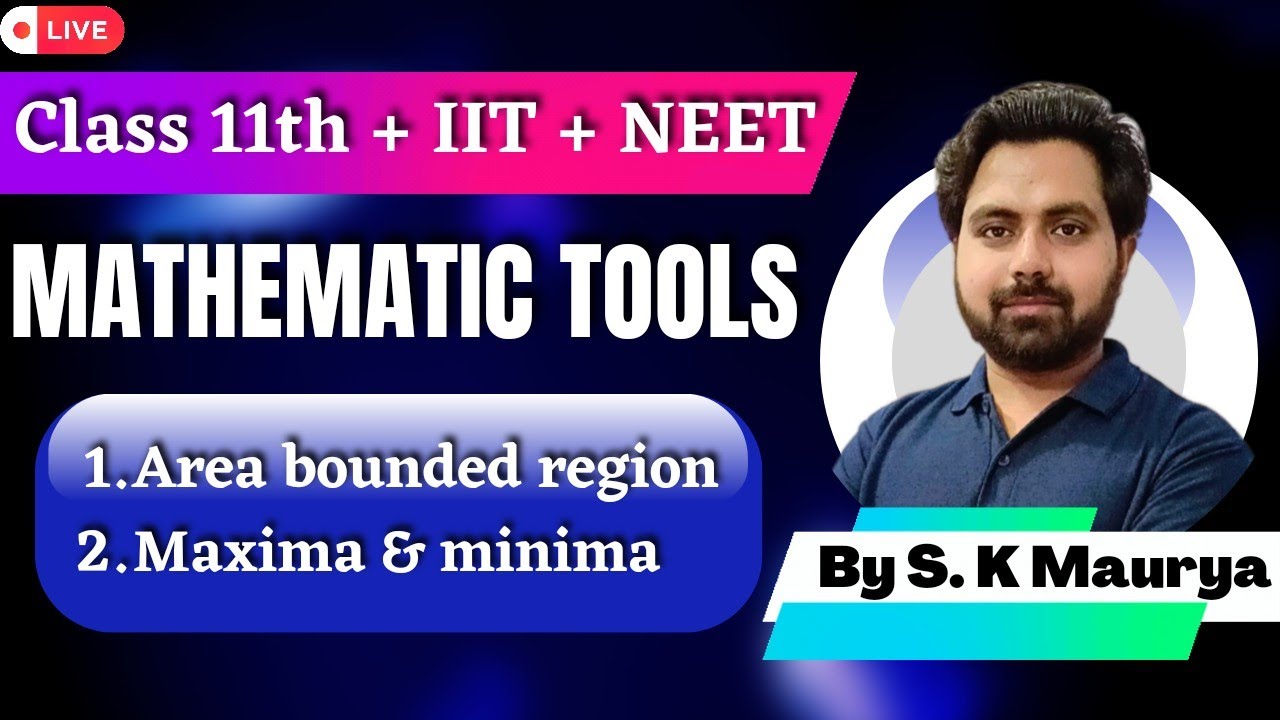 PHYSICS || CLASS-11TH || MATHEMATICAL TOOL || AREA BOUNDED REGION ...