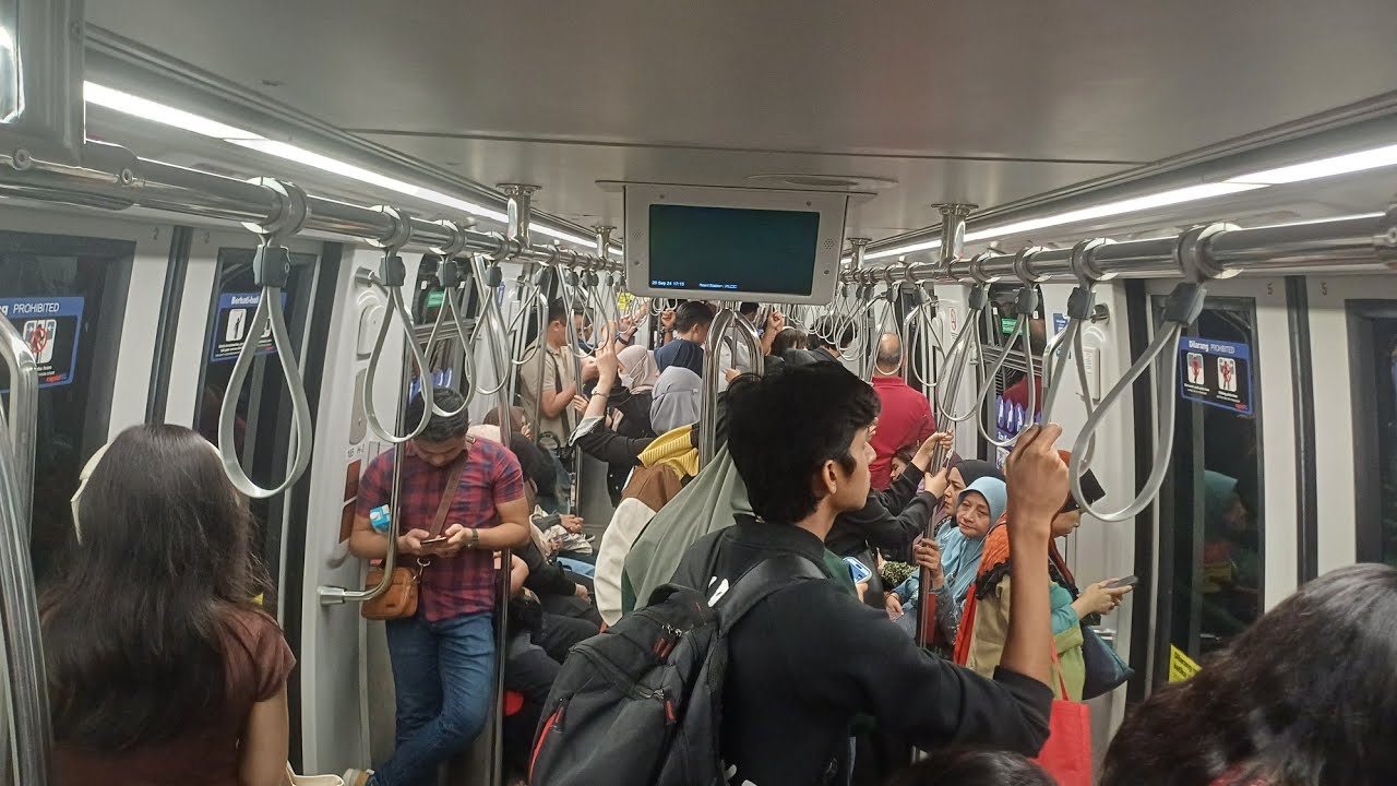 LRT KELANA JAYA LINE | Set 85 Ride From Ampang Park to Jelatek - YouTube