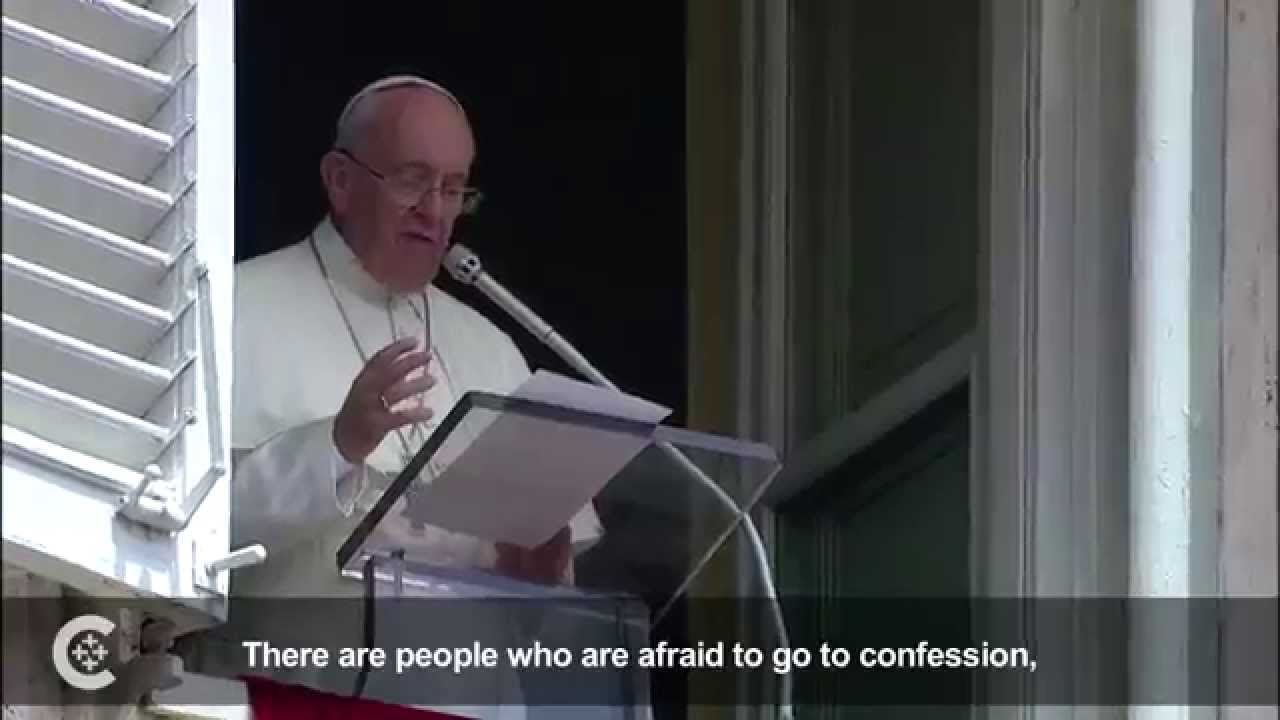 Pope: Don't be afraid of confession - YouTube