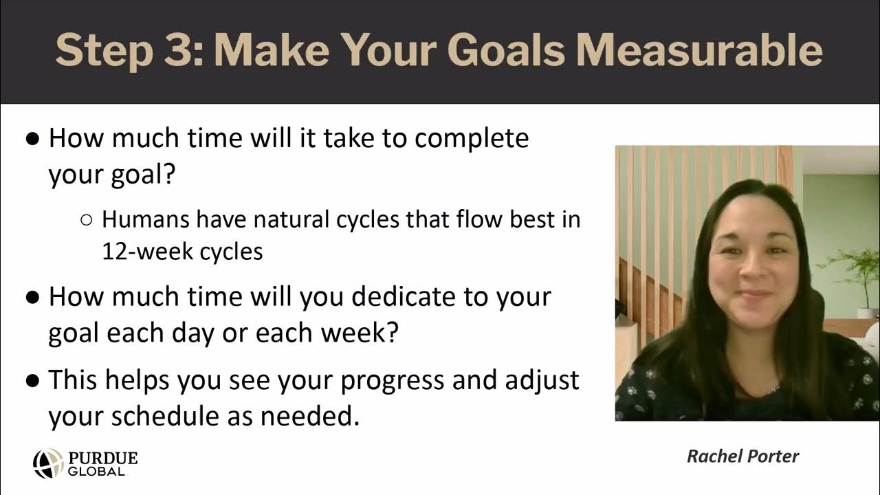 Goal-Setting 101 - YouTube