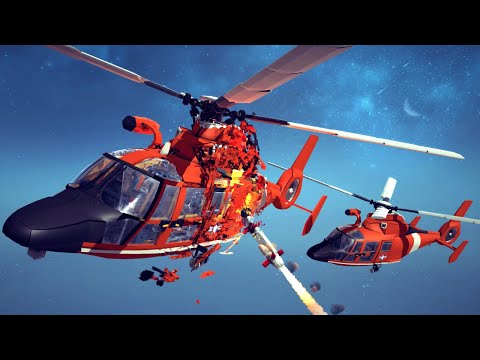 Helicopter Crashes & Shootdowns #33 | Besiege
