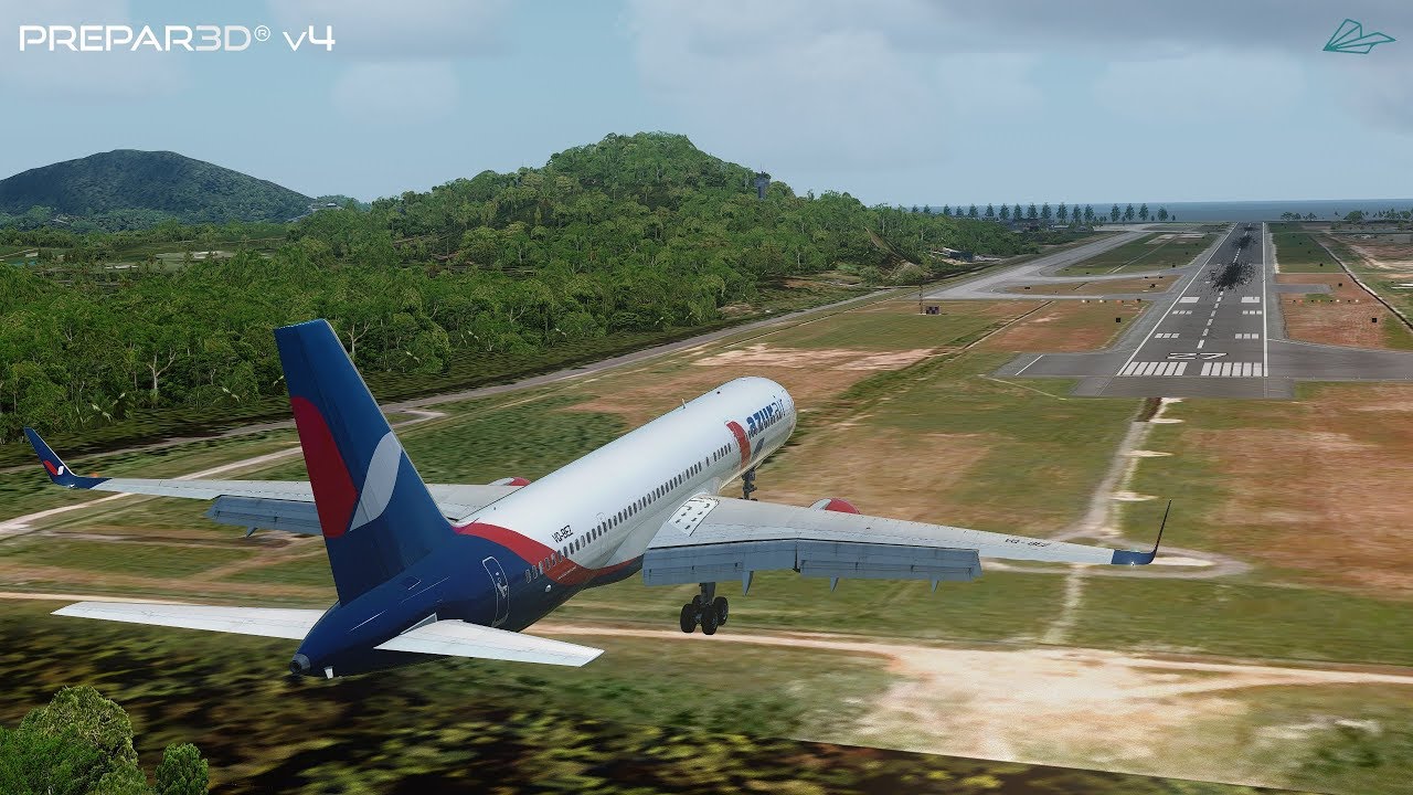 Prepar3D v4.5 | Novosibirsk to Phuket | UNNT-VTSP | CaptainSim 757-200 ...
