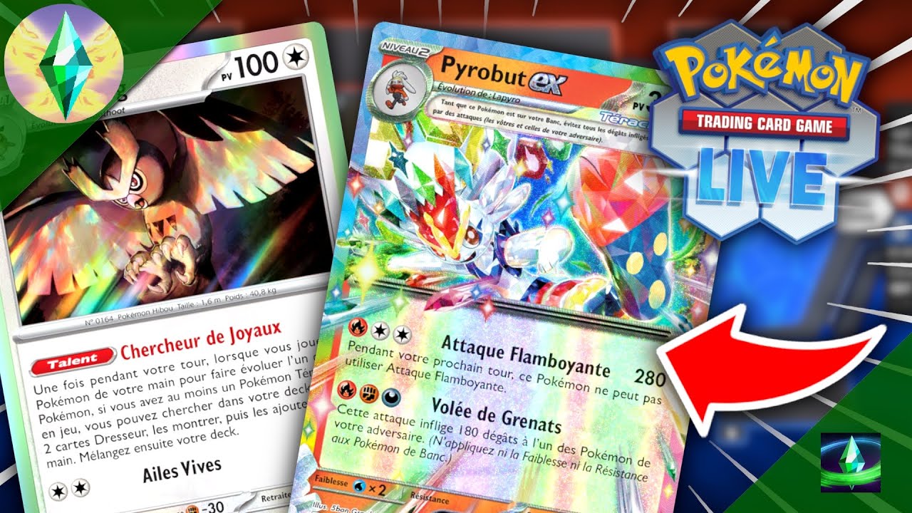 LE LAPIN RONALDO STELLAIRE ! Deck Pyrobut ex : Pokémon TCG Live - YouTube