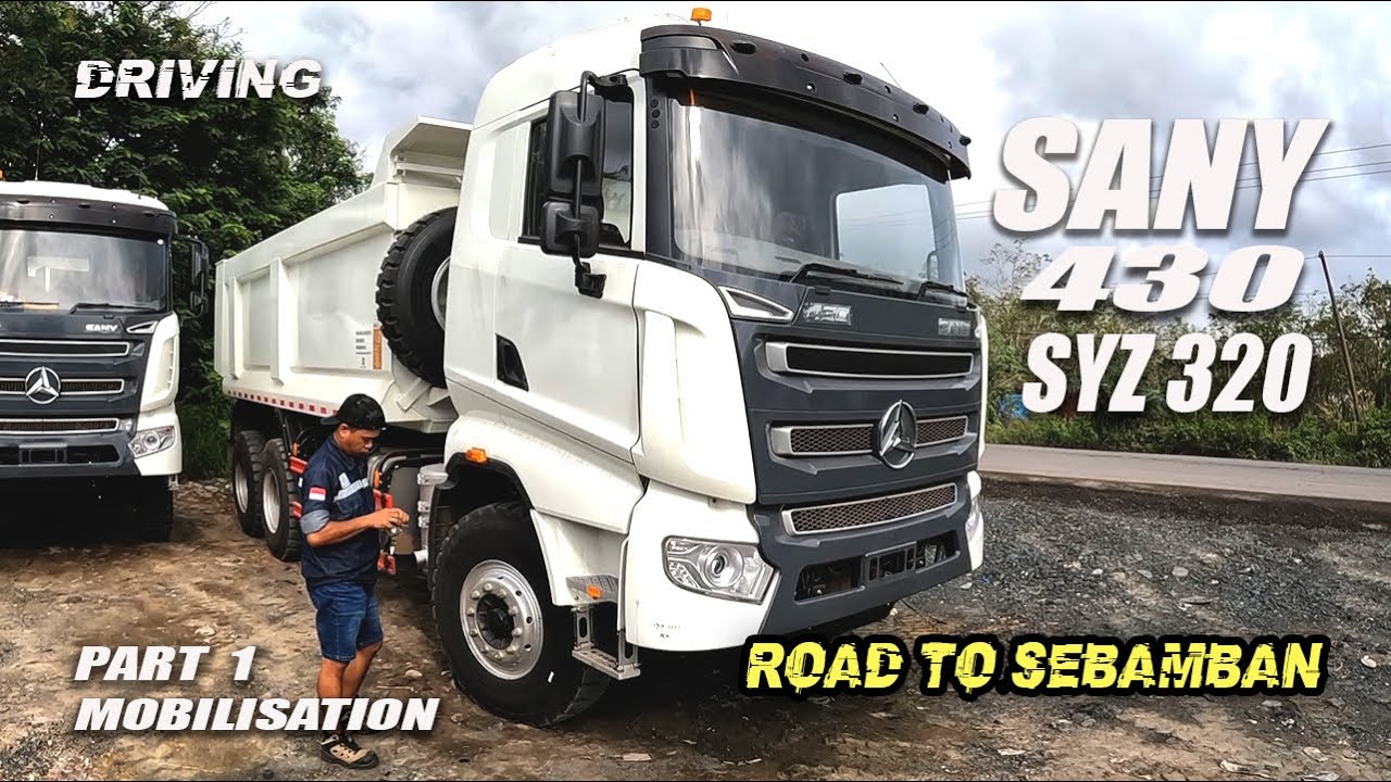 DRIVNG SANY SYZ 320 [part 1] - YouTube