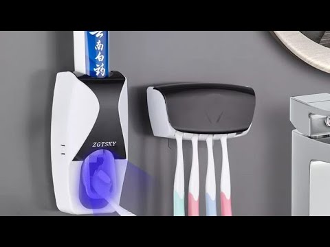 Automatic toothpaste squeezing device,Toothpaste and toothbrushes ...