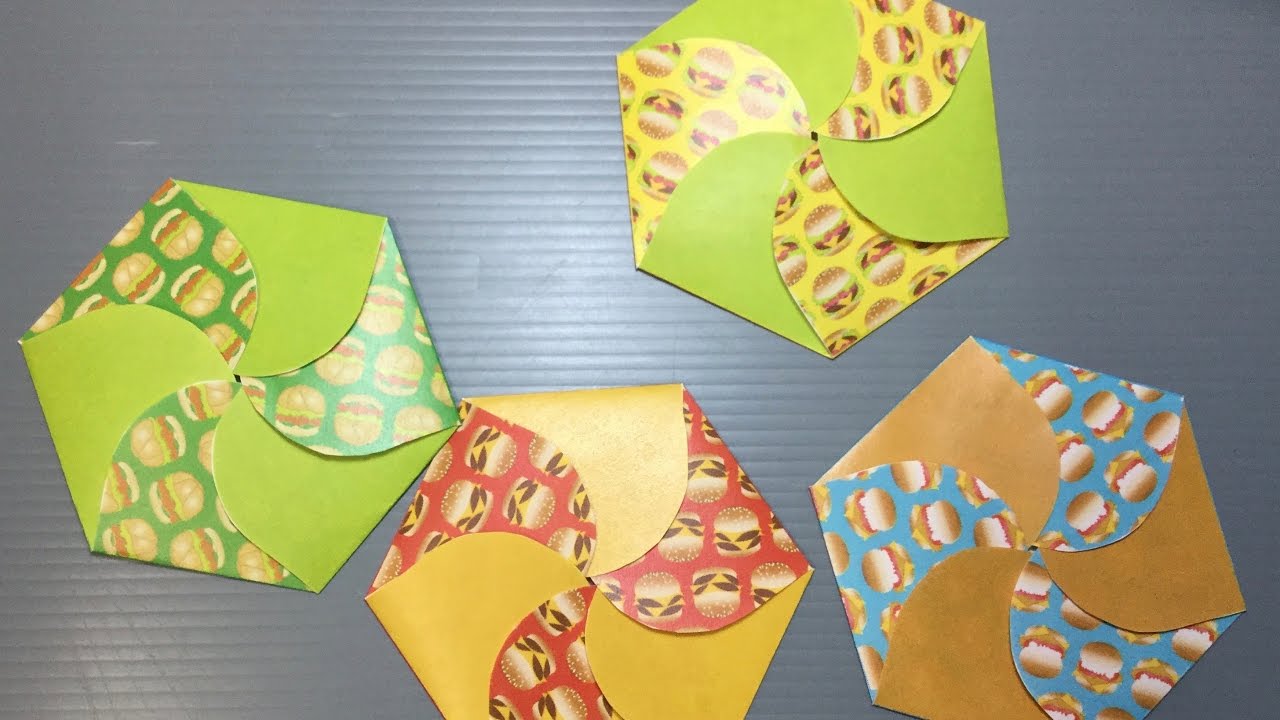 Origami Burgers Petal Fold Case Print Your Own - YouTube