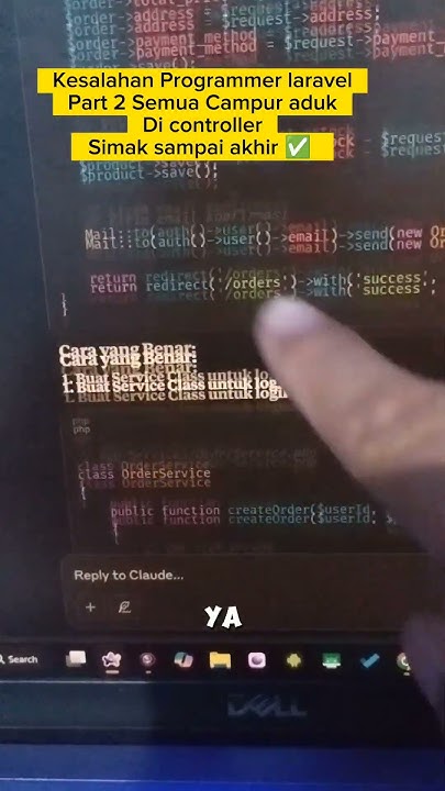 Kesalahan Programmer Laravel Part #2 Mencampurkan Semua Controller - YouTube