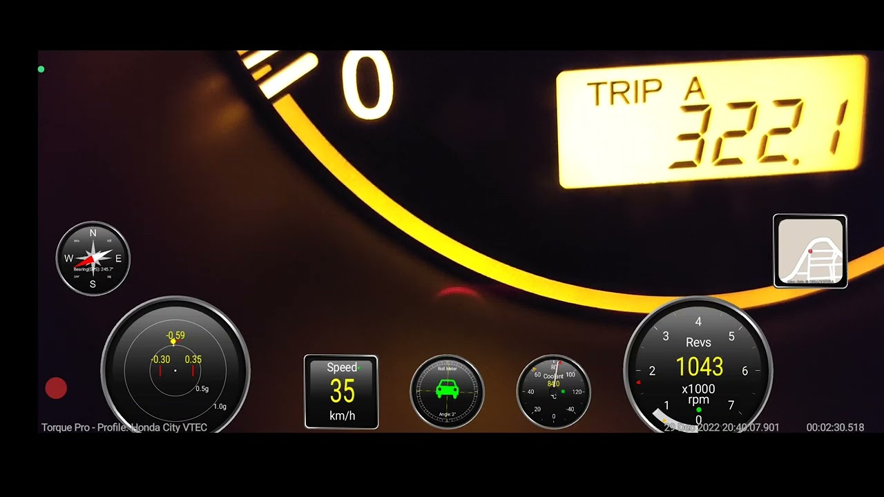 First attempt to use Torque Pro app on Android phone for Honda City ...