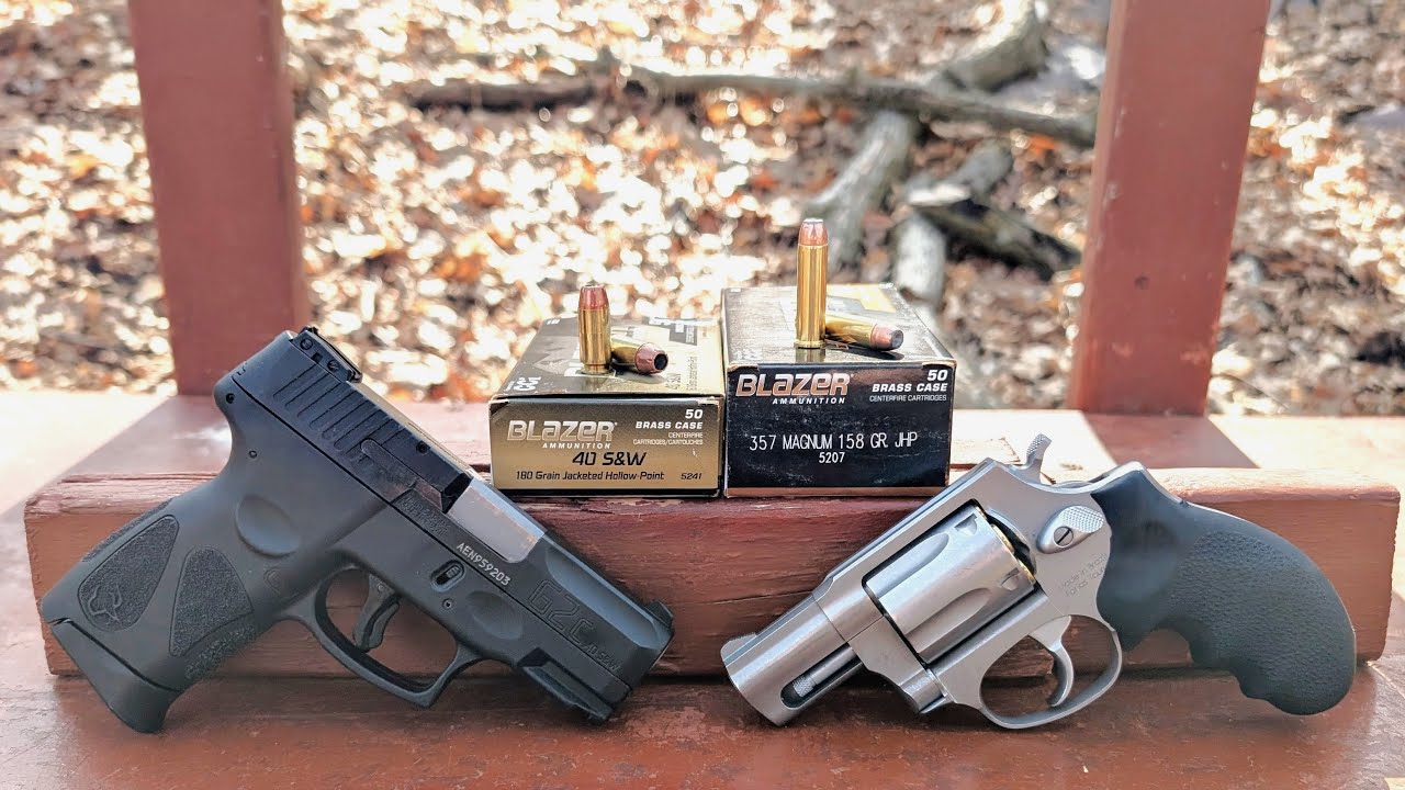 Short Barrels *New* Blazer Brass HP Ammo Line - *.40 S&W* VS .357 ...