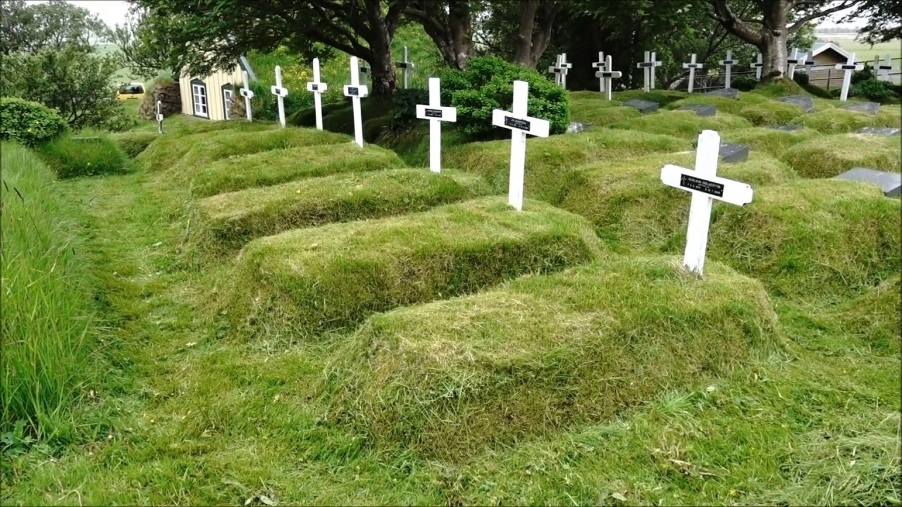 The amazing graves of Hofskirkja Church, Iceland. - YouTube